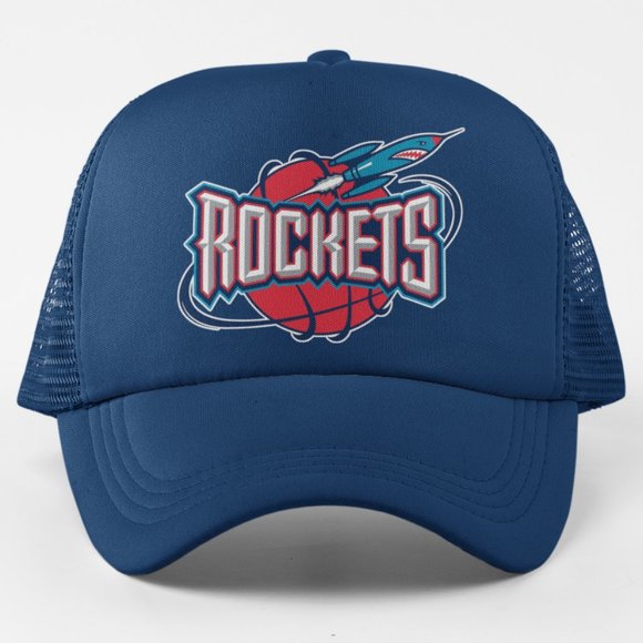 Accessories | New Houston Rockets Retro 1995 Foam Trucker Mesh Snapback ...